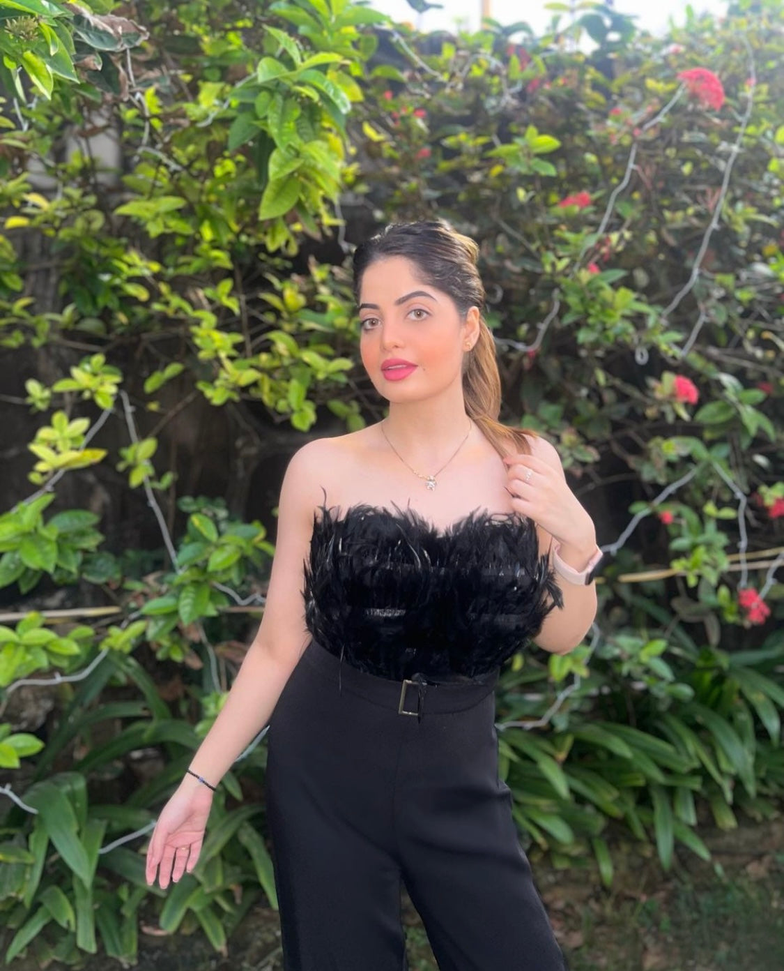 Prachi kapoor in Our Luna Fur Jumpsuit – Made For Her Label