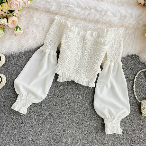 Ruched criss cross top | Made For Her Label